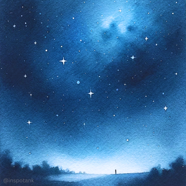 50+ Watercolor Night Sky Painting Inspiration Ideas Tips & Tutorials ...