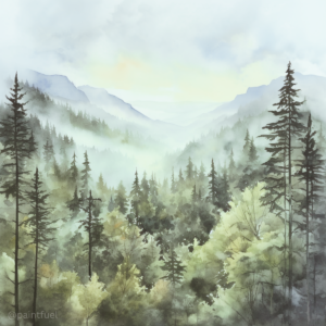 50+ Watercolor Forest Painting Inspiration Ideas Tips & Tutorials [Art ...