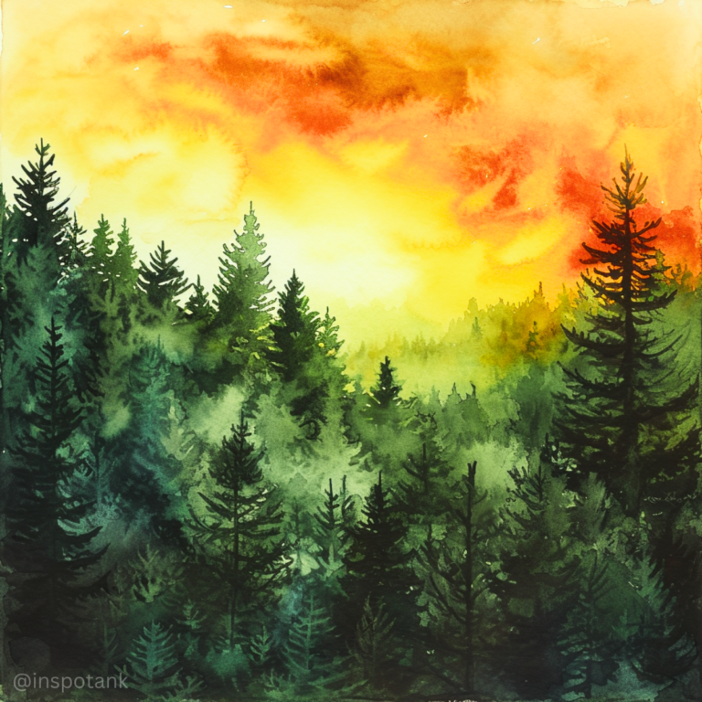 50+ Watercolor Forest Painting Inspiration Ideas Tips & Tutorials [Art ...