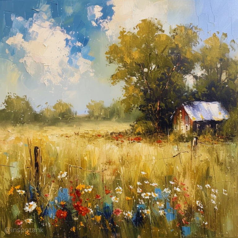 100+ Acrylic Landscape Painting Ideas [Art Inspiration Scene Examples ...