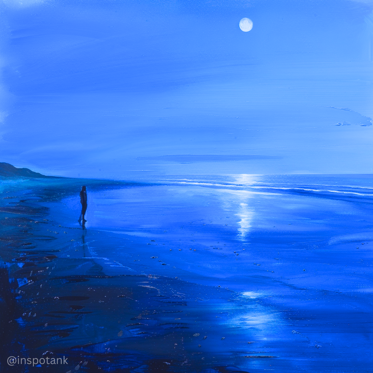 50+ Blue Painting Ideas & Tutorials [Art Landscape Inspiration Examples ...