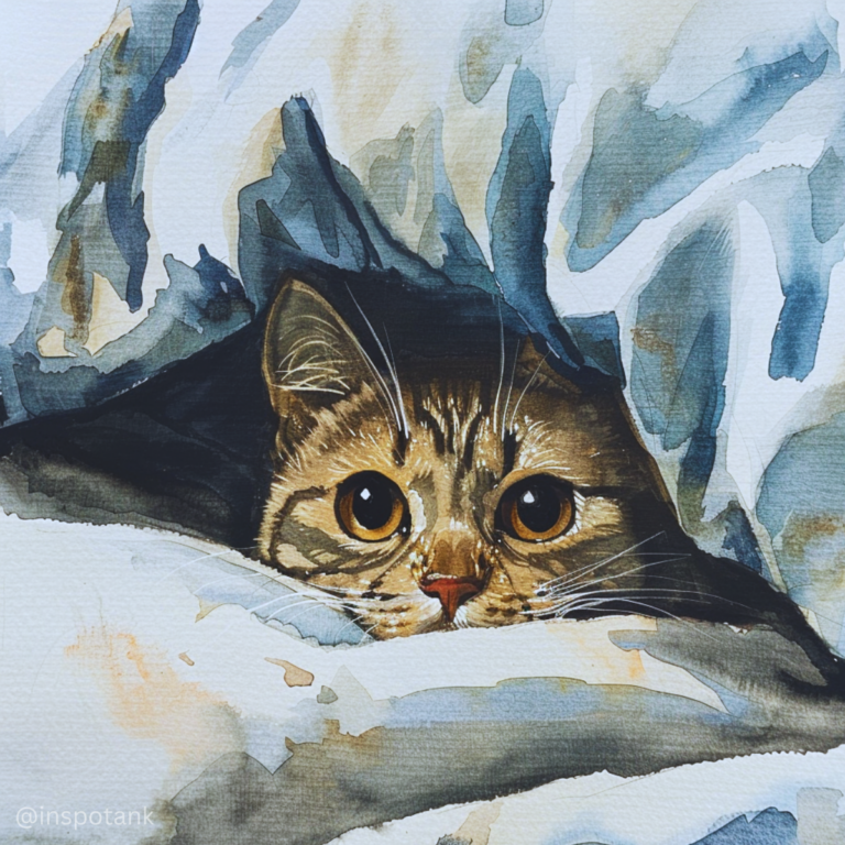 50+ Watercolor Cat Painting Ideas Inspiration & Tutorials [Art Scene ...