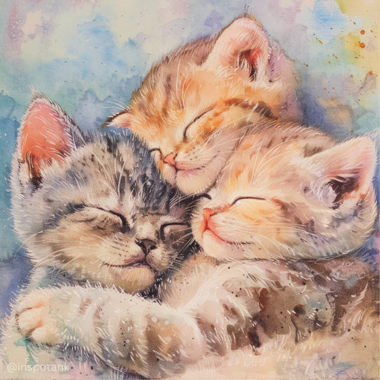 50+ Watercolor Cat Painting Ideas Inspiration & Tutorials [Art Scene ...